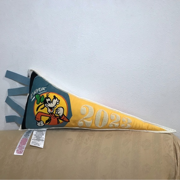 Disney | Bedding | Disney Parks Disneyland Goofy Pennant Pillow Two ...